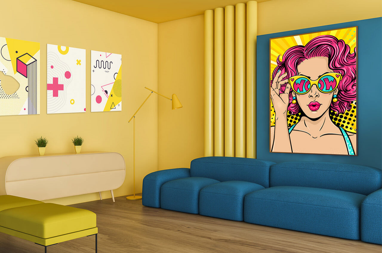 Colorful And Unusual POP ART Helios Deco Colorful And Unusual POP ART Helios Deco