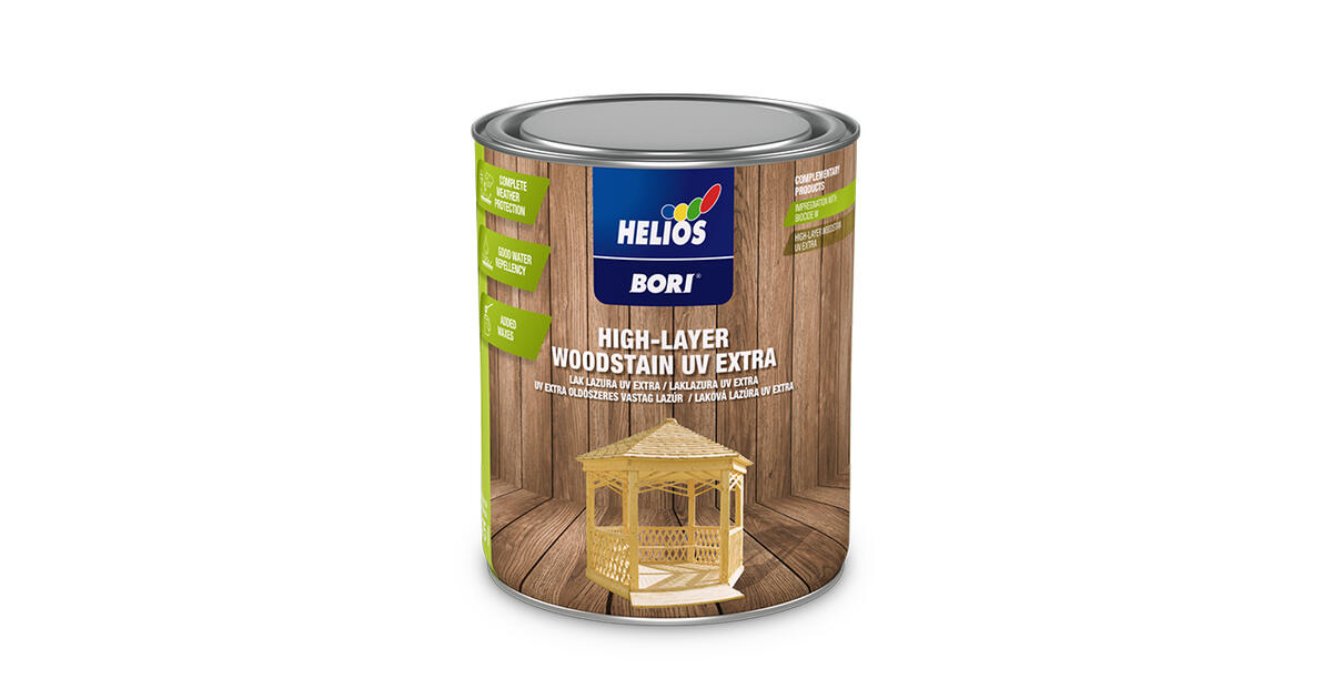 BORI HIGH-LAYER WOODSTAIN UV EXTRA | Helios Deco